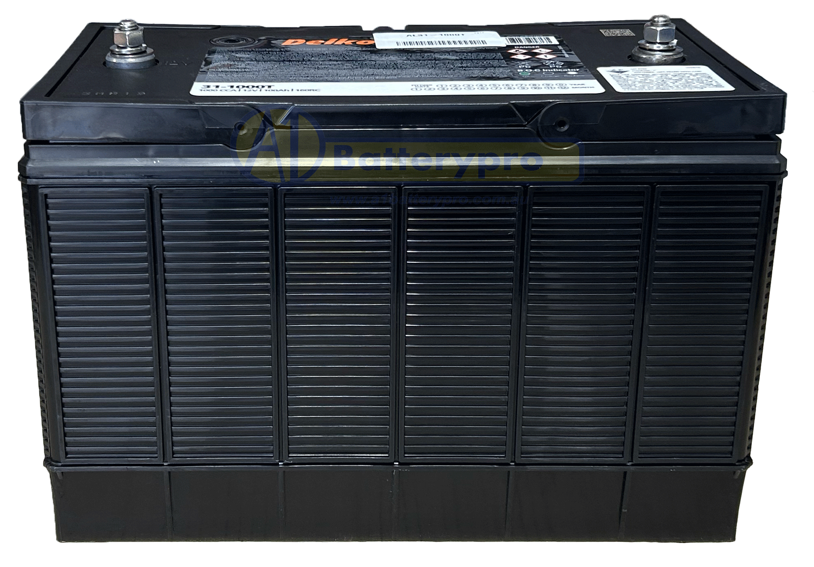 AL31-1000T 31-1000T - 12VOLT 1000CCA 100AH DELKOR HEAVY DUTY COMMERCIAL ...