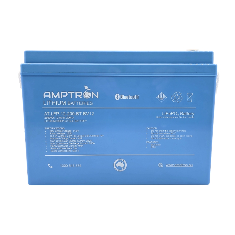 AT LFP 12 200 BT BV12 12VOLT 200AH 200A BMS 2560WH CAPACITY AMPTRON
