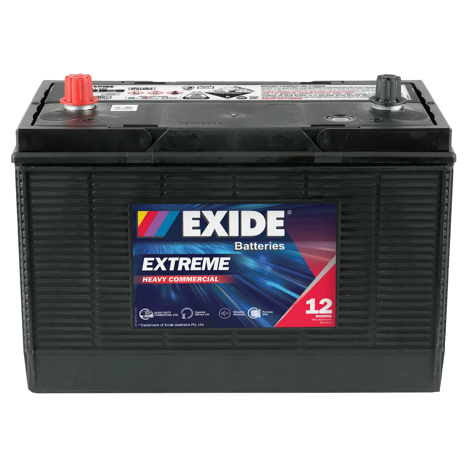 31-950 86MF - 12VOLT 100AH 950CCA EXIDE MAINTENANCE FREE BATTERY - LHP ...